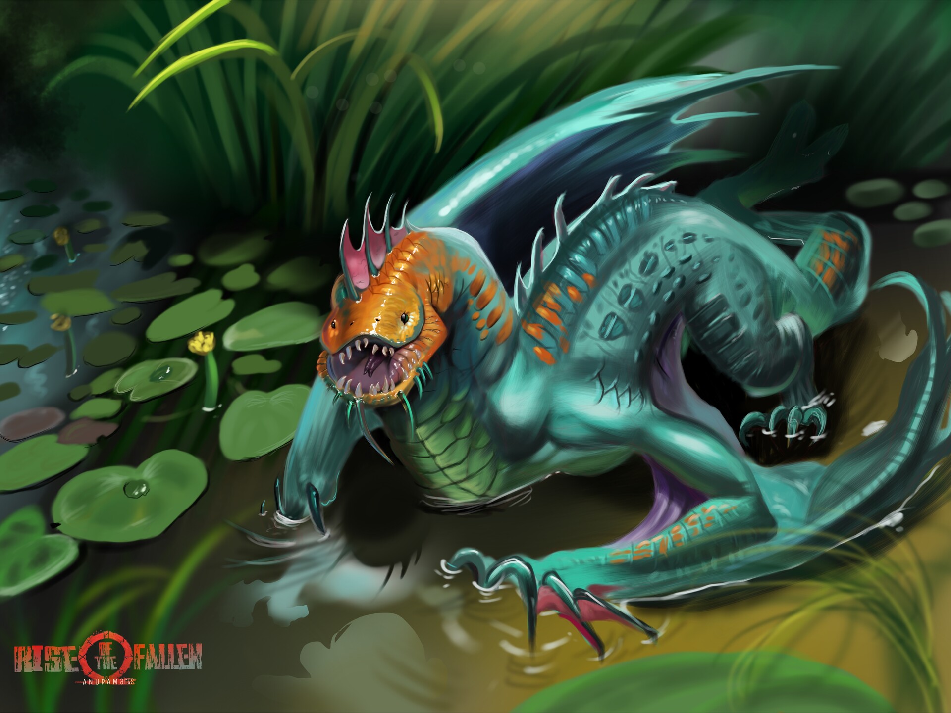 ArtStation - Swamp dragon
