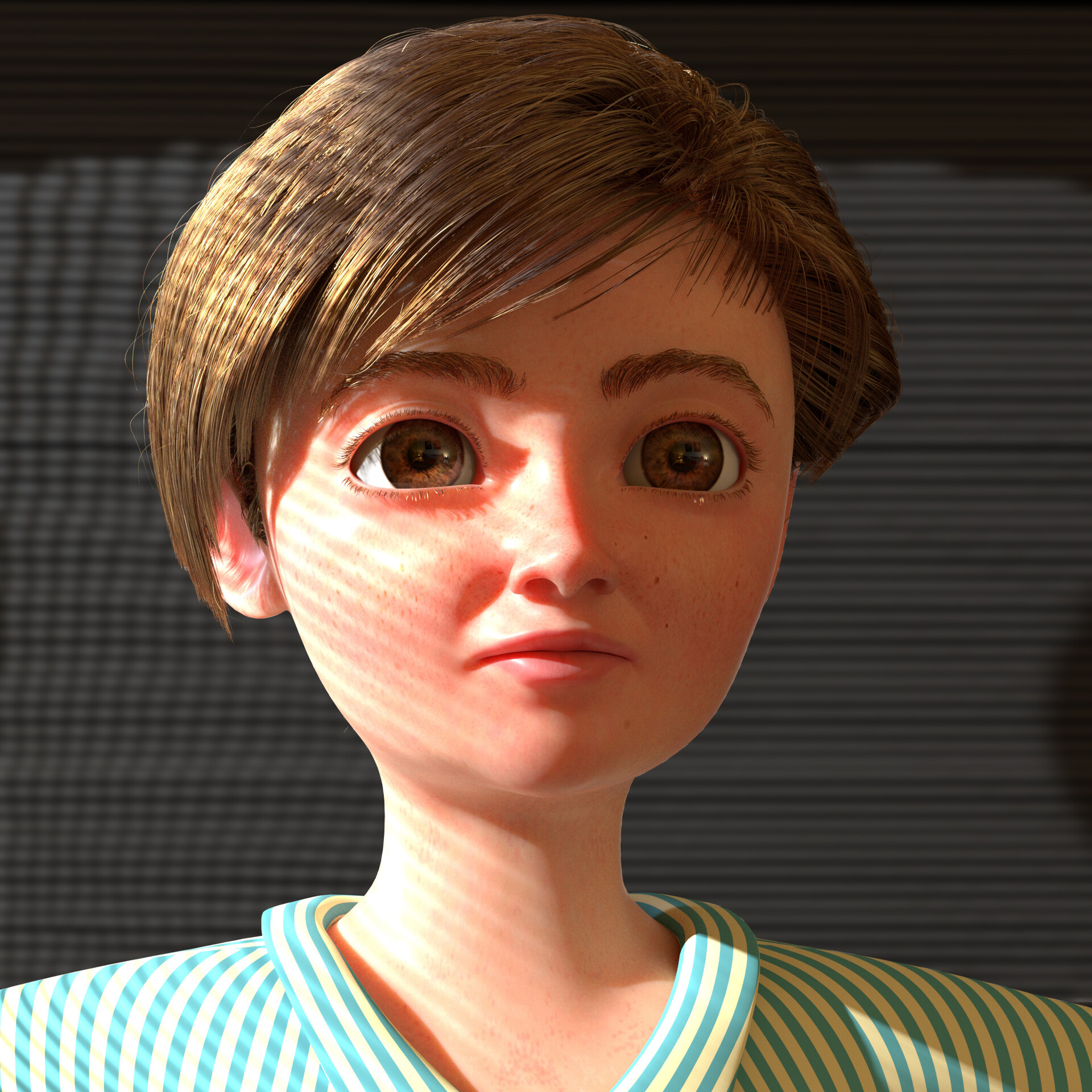 ArtStation - My new 3D Model "Julie" for animation