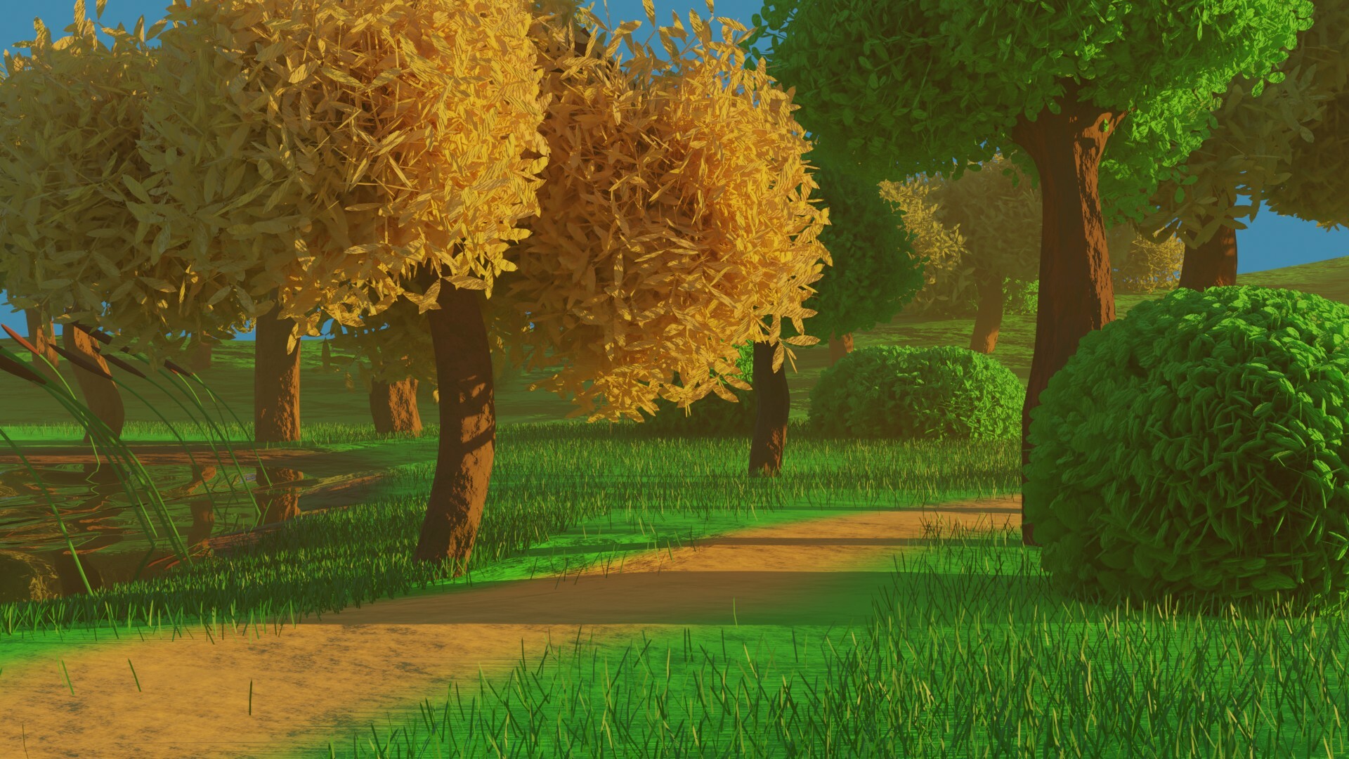 ArtStation - Path in the Forest