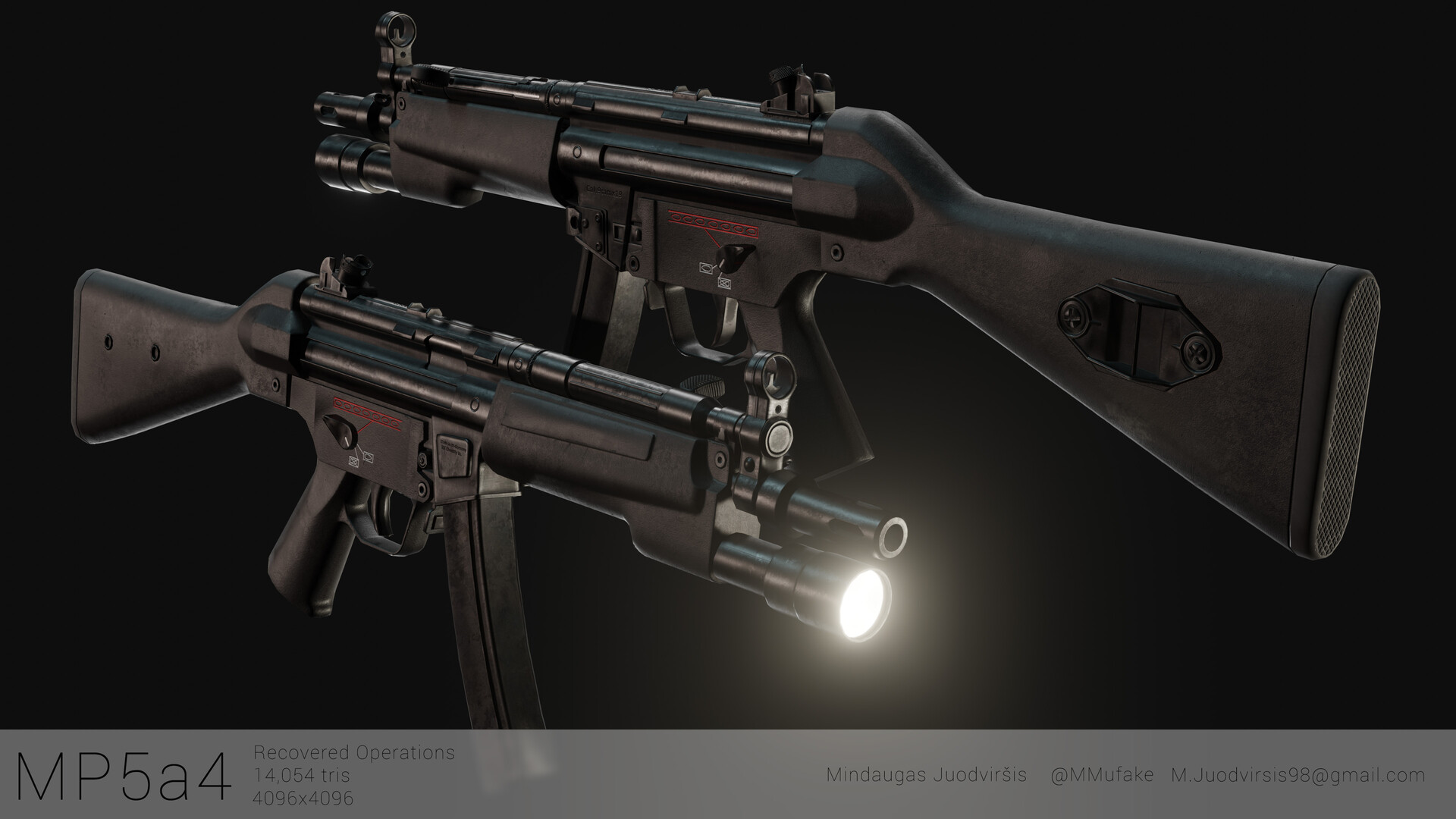 ArtStation - MP5a4 and MP5-SD6