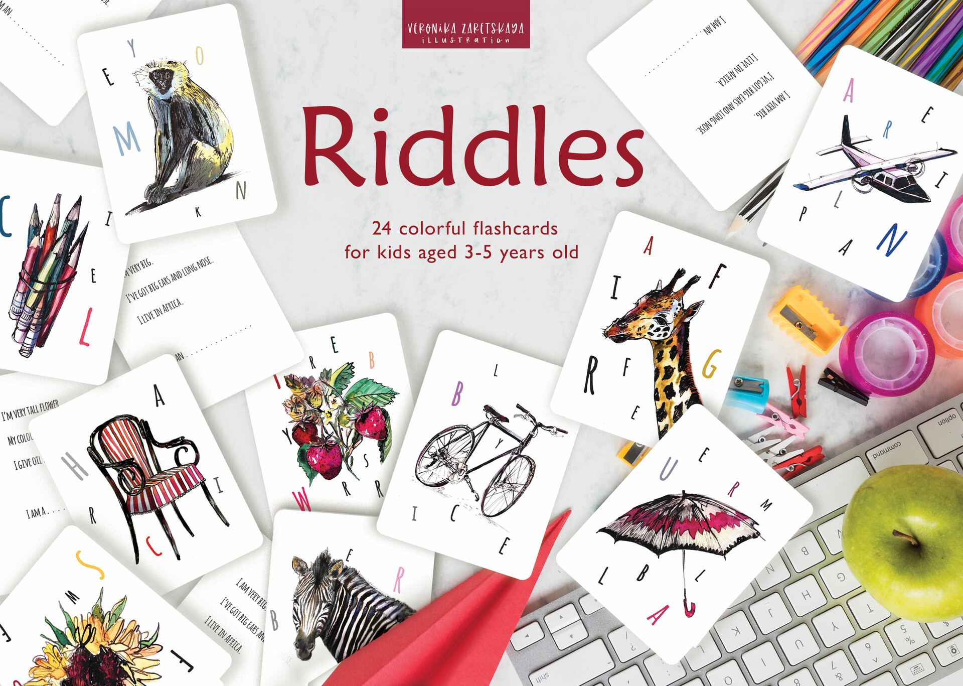 ArtStation - Education flash cards for kids