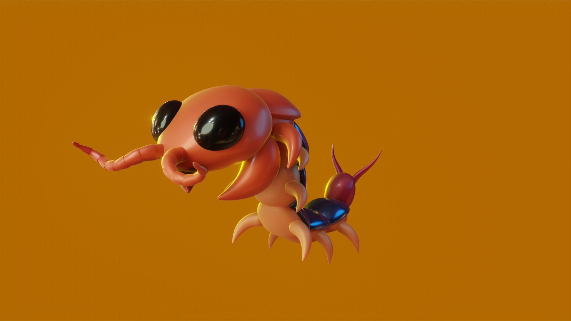 ArtStation - Chinese Red Dragon Centipede