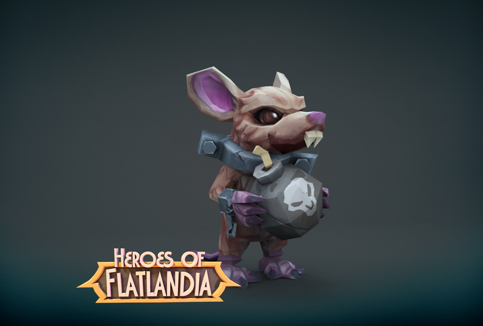 ArtStation - Heroes of Flatlandia - Explosive rat