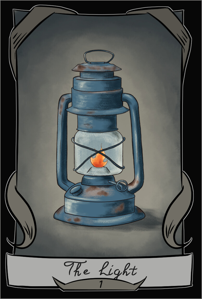 ArtStation - The Light - Blades in the Dark tarot card