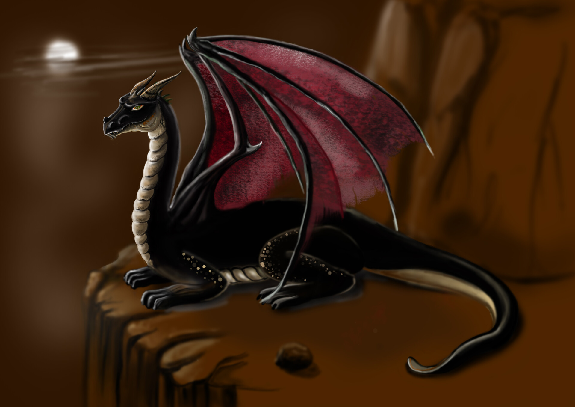 ArtStation - The friendly dragon