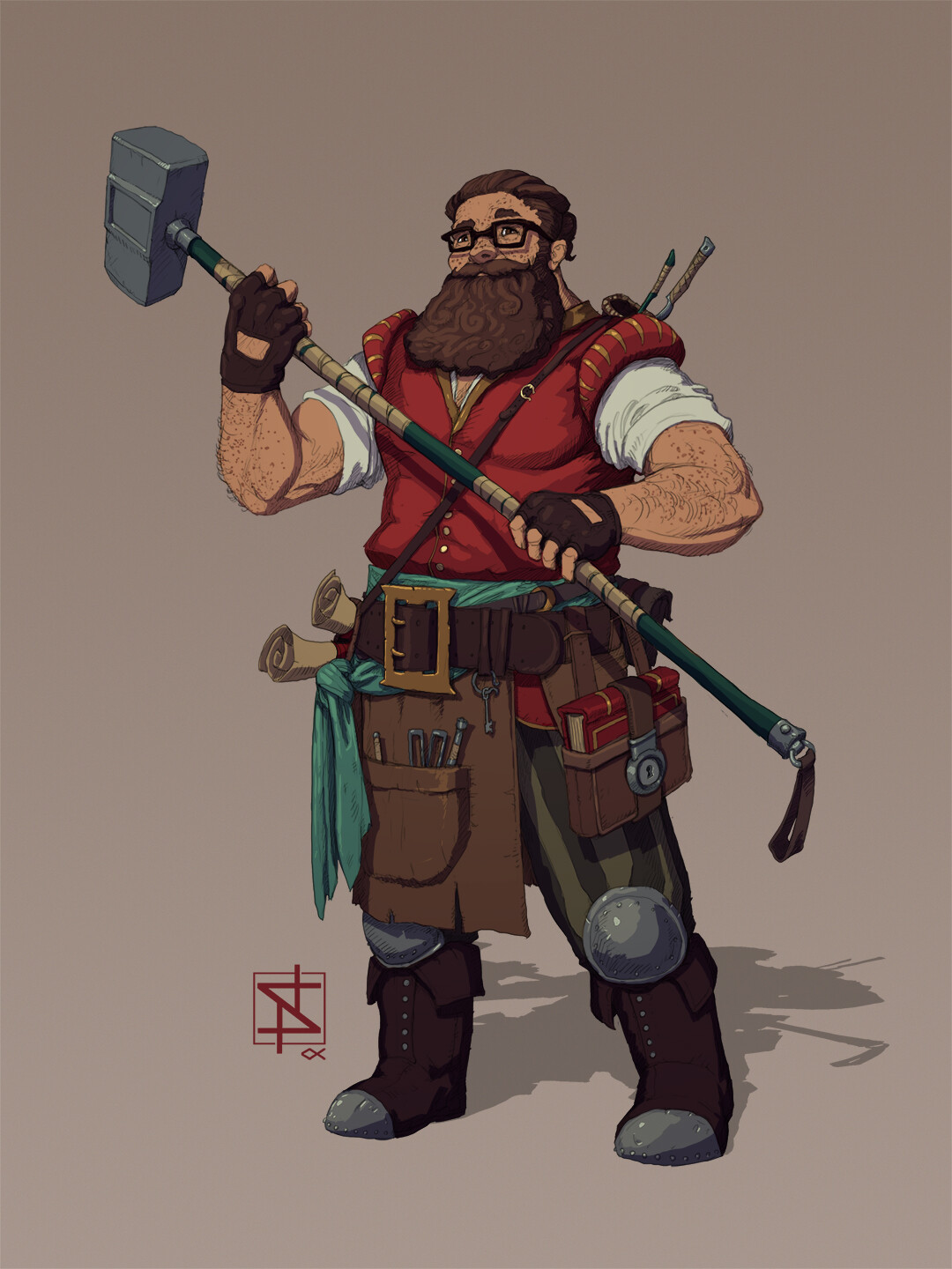 Muscle Wizard by Stephen Nickel : r/ImaginaryDwarves