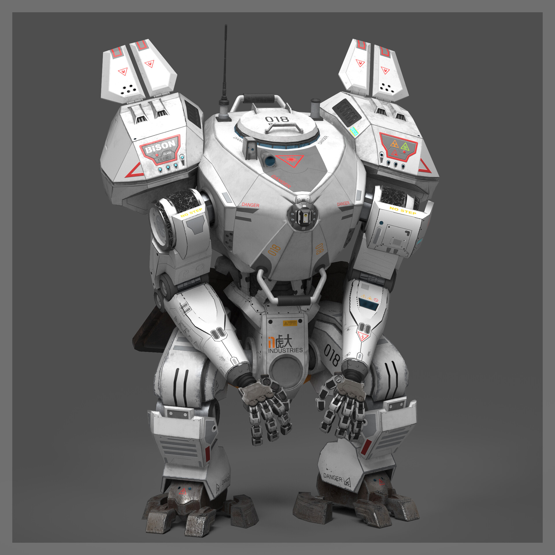 Concept Art Du Robot Titanfall