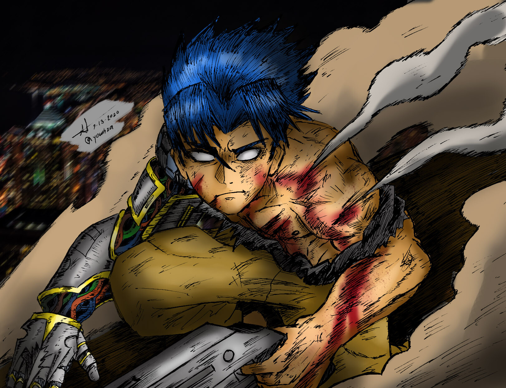 ArtStation - cyborg fighter