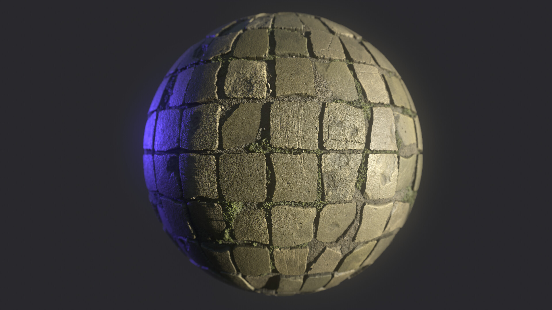 ArtStation - Mossy Cobblestone Flooring