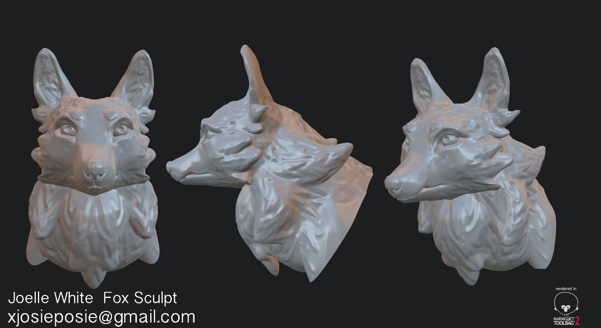 ArtStation - Fox Sculpt