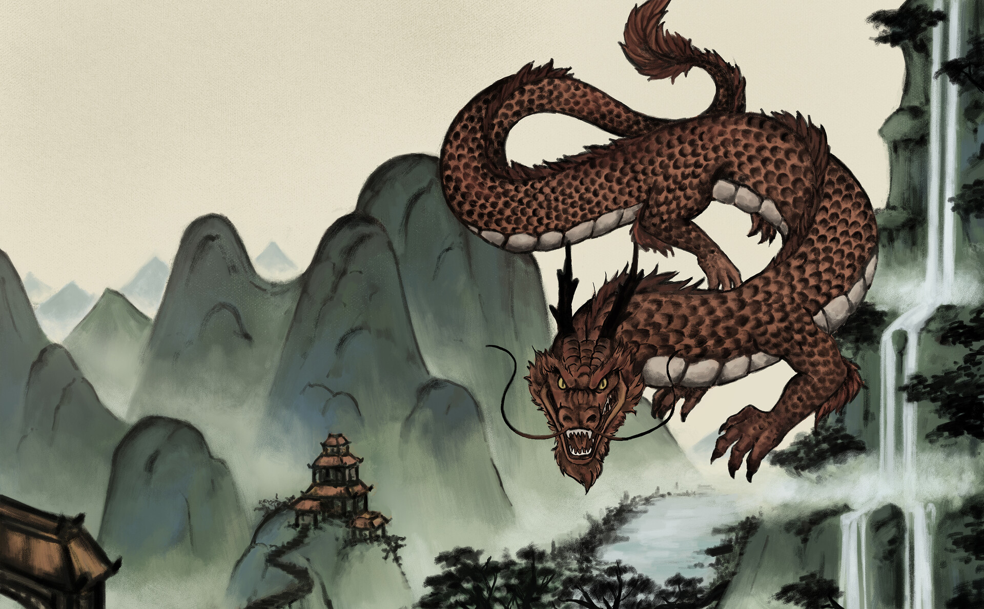 ArtStation - Chinese dragon