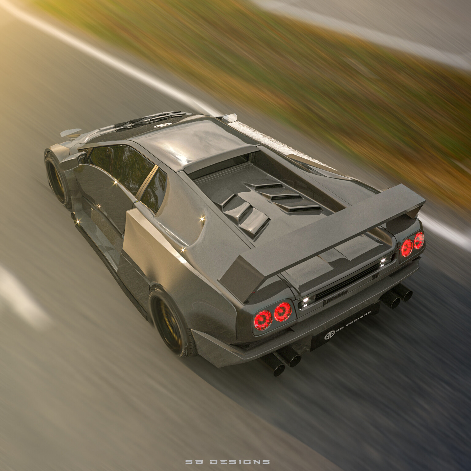 Seshaan Bhatia - Lamborghini Diablo BODY KIT