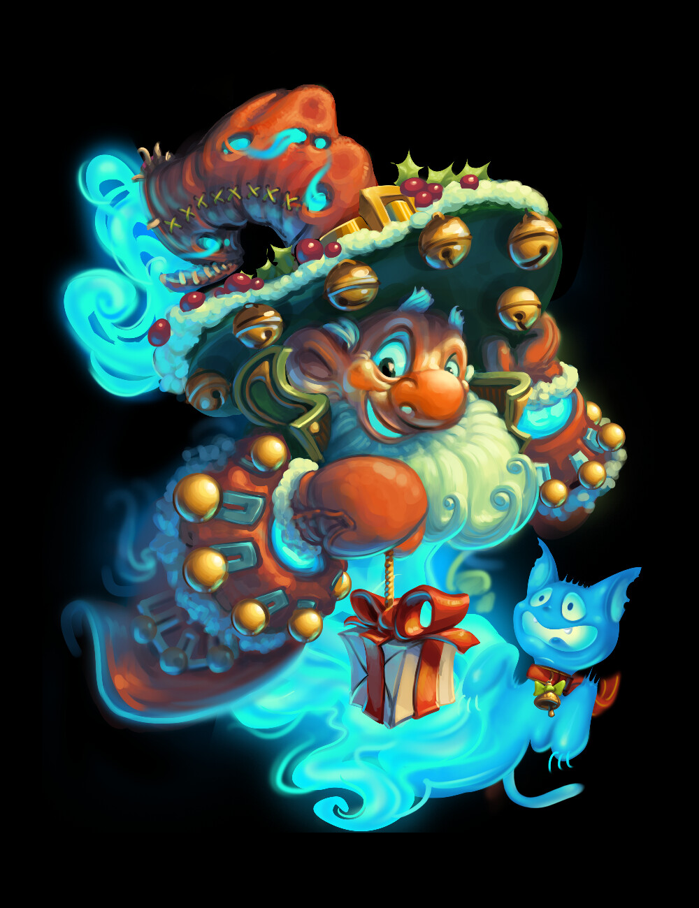 ArtStation - Christmas Ghost