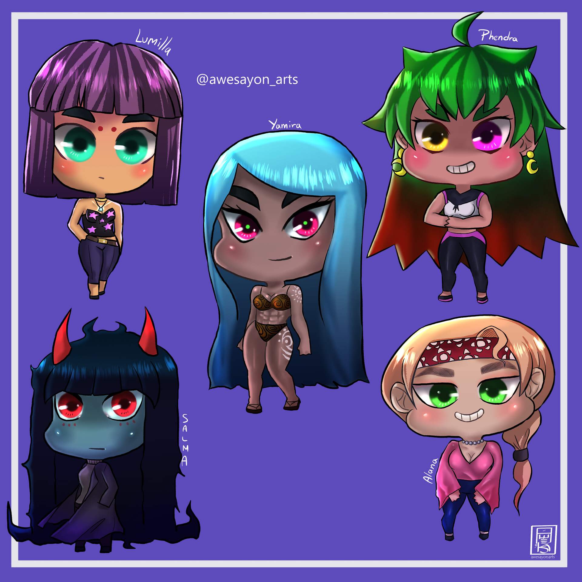 ArtStation - Chibi OCs