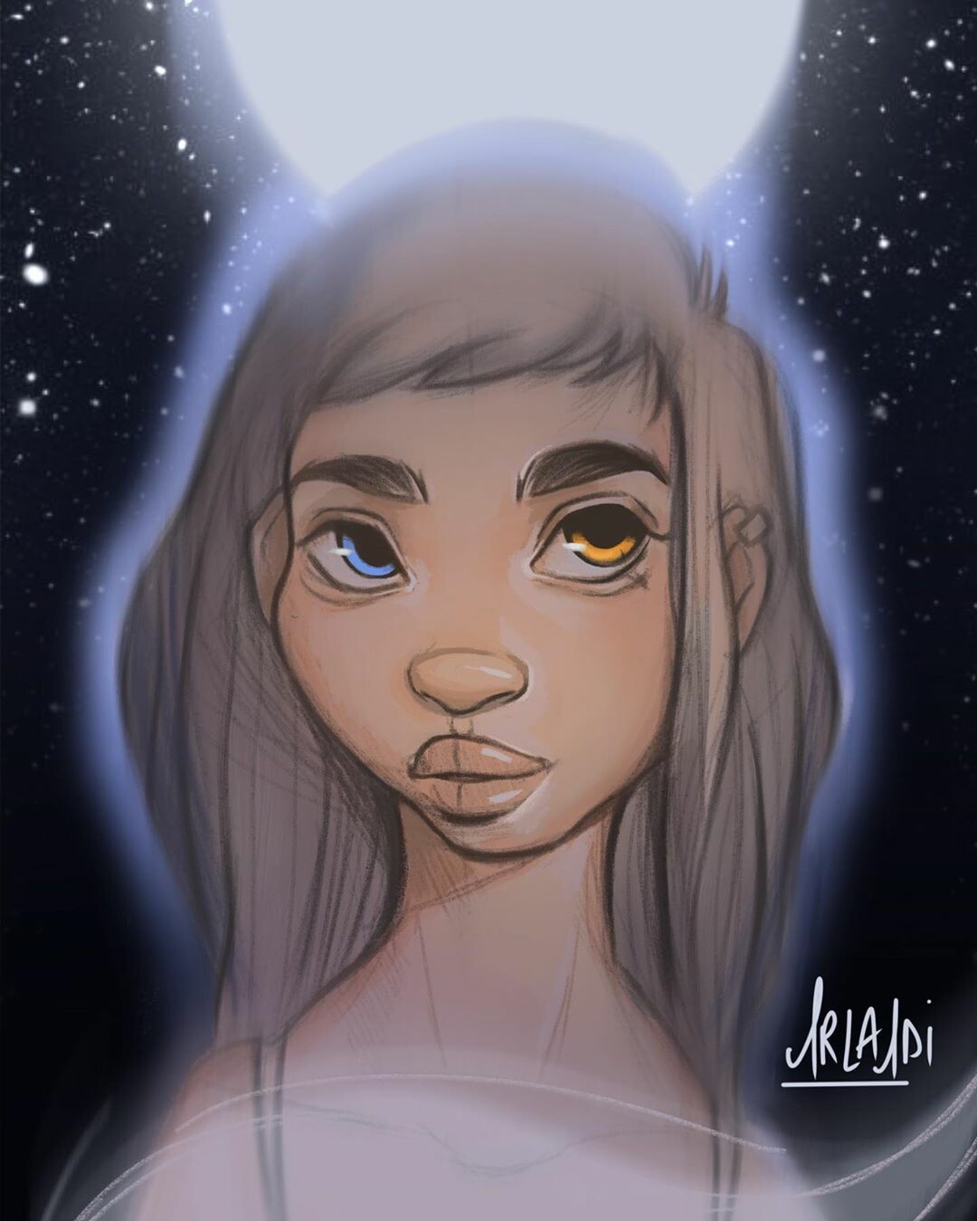 ArtStation - Wolves girl