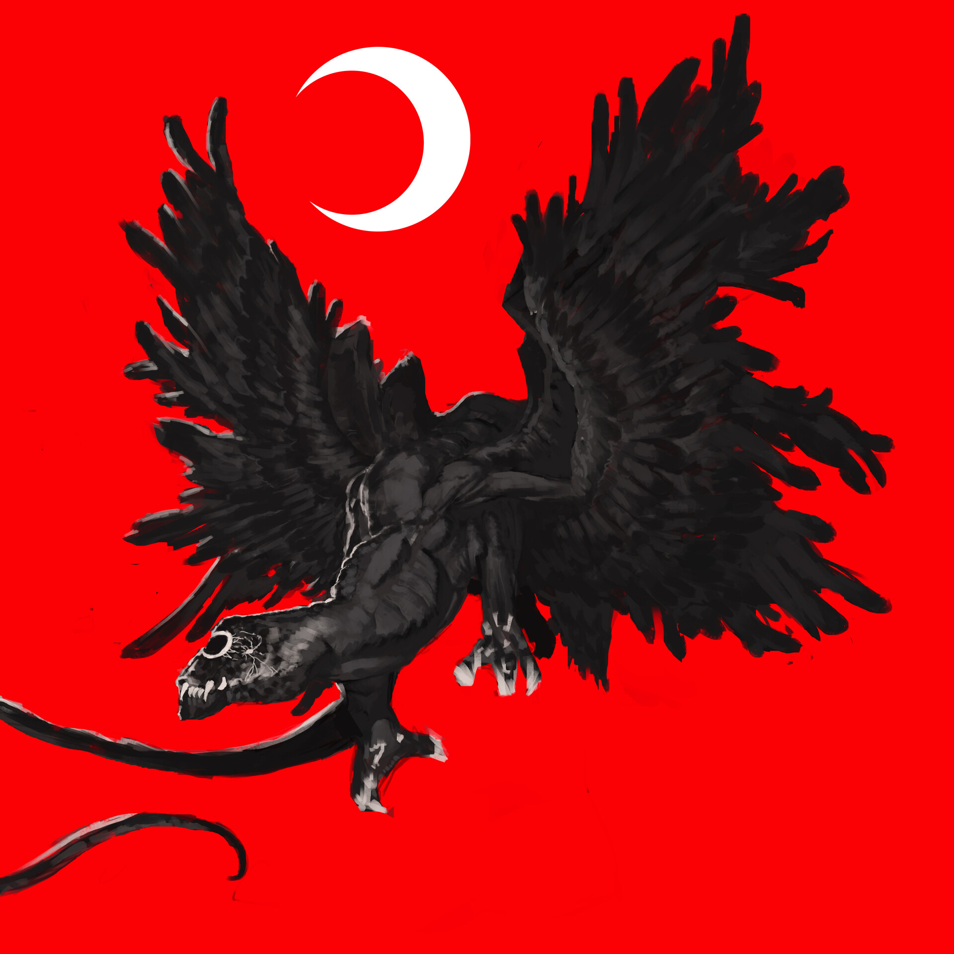 ArtStation - moon dragon