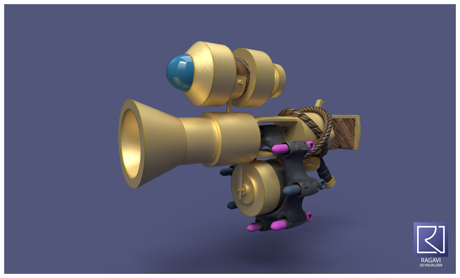 ArtStation - Cartoon Gun texture