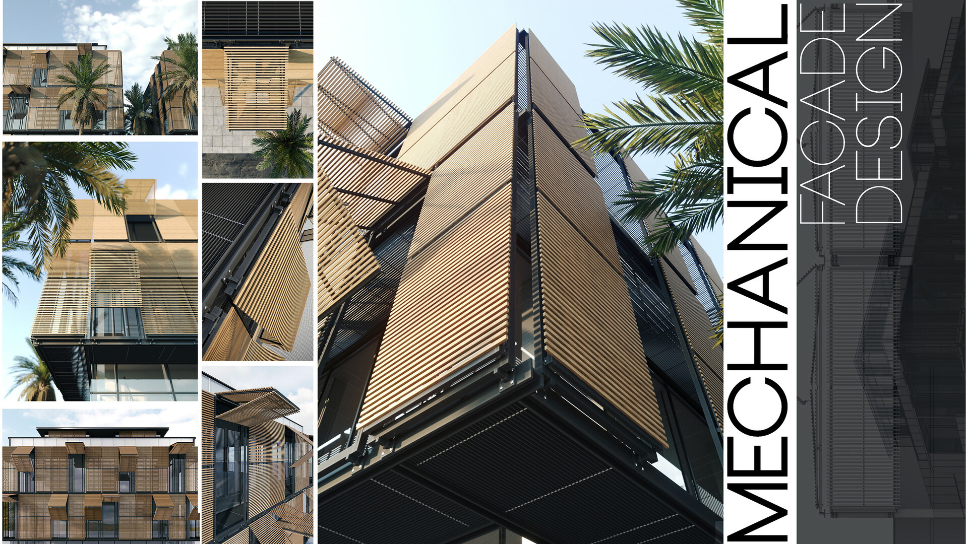 ArtStation - Mechanical Building Facade