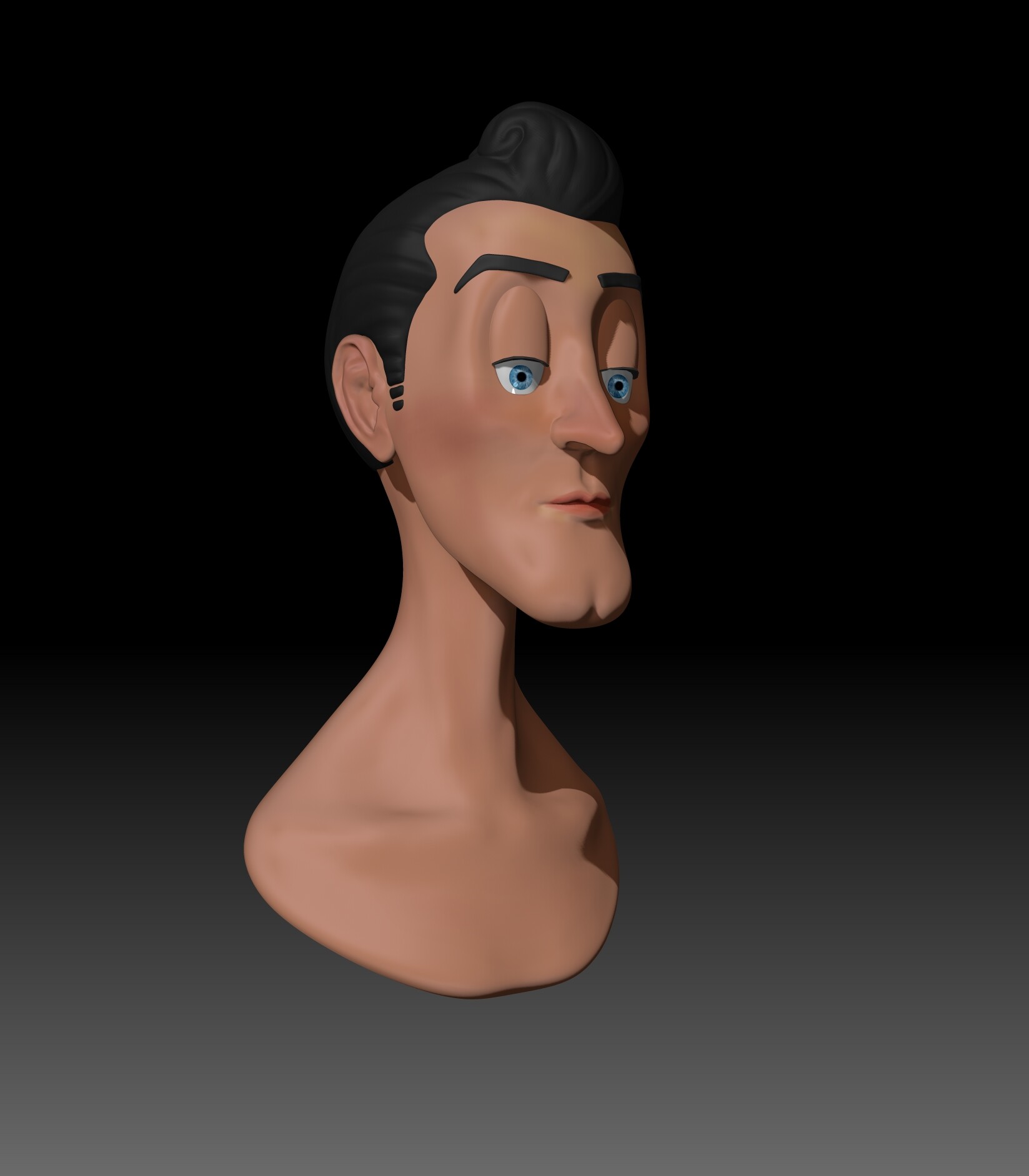 ArtStation - BIg chinned guy