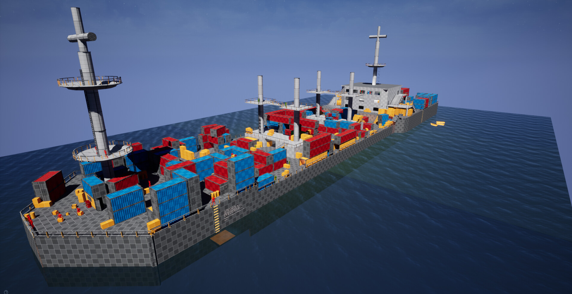 ArtStation - Call of Duty themed FPS Level (Cargo Ship)