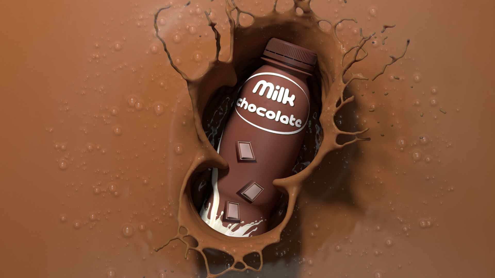 ArtStation - Hot Chocolate Bubbles