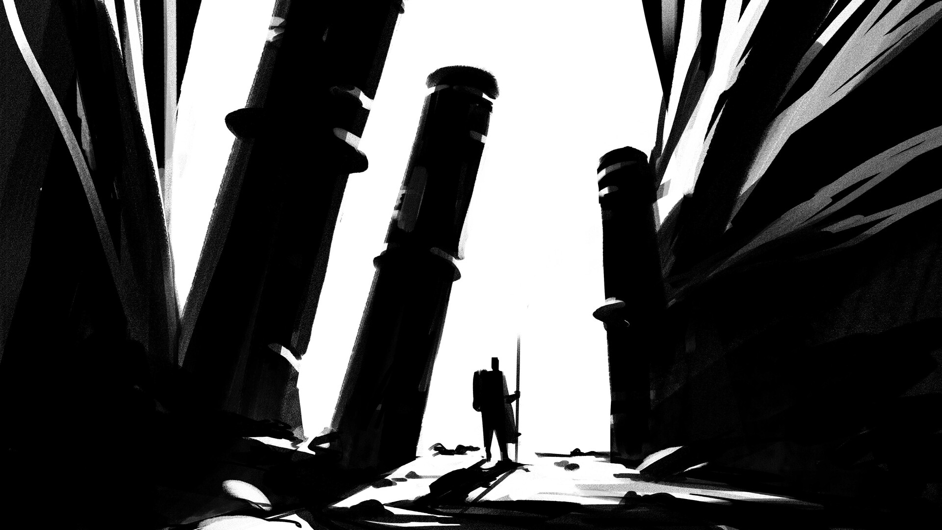 ArtStation - Notan/Black and White Composition Studies