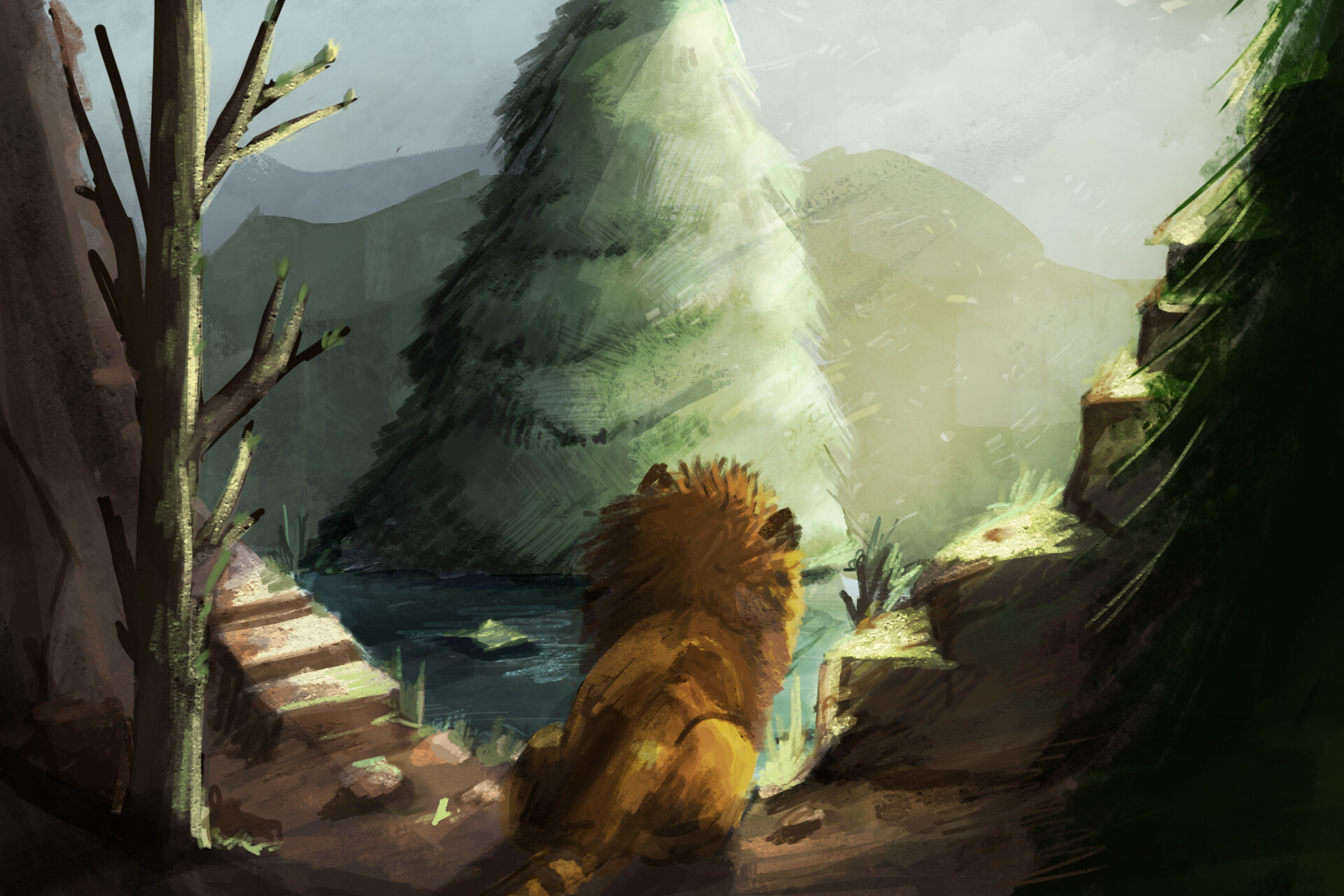 ArtStation - Le lion est mort ce soir.