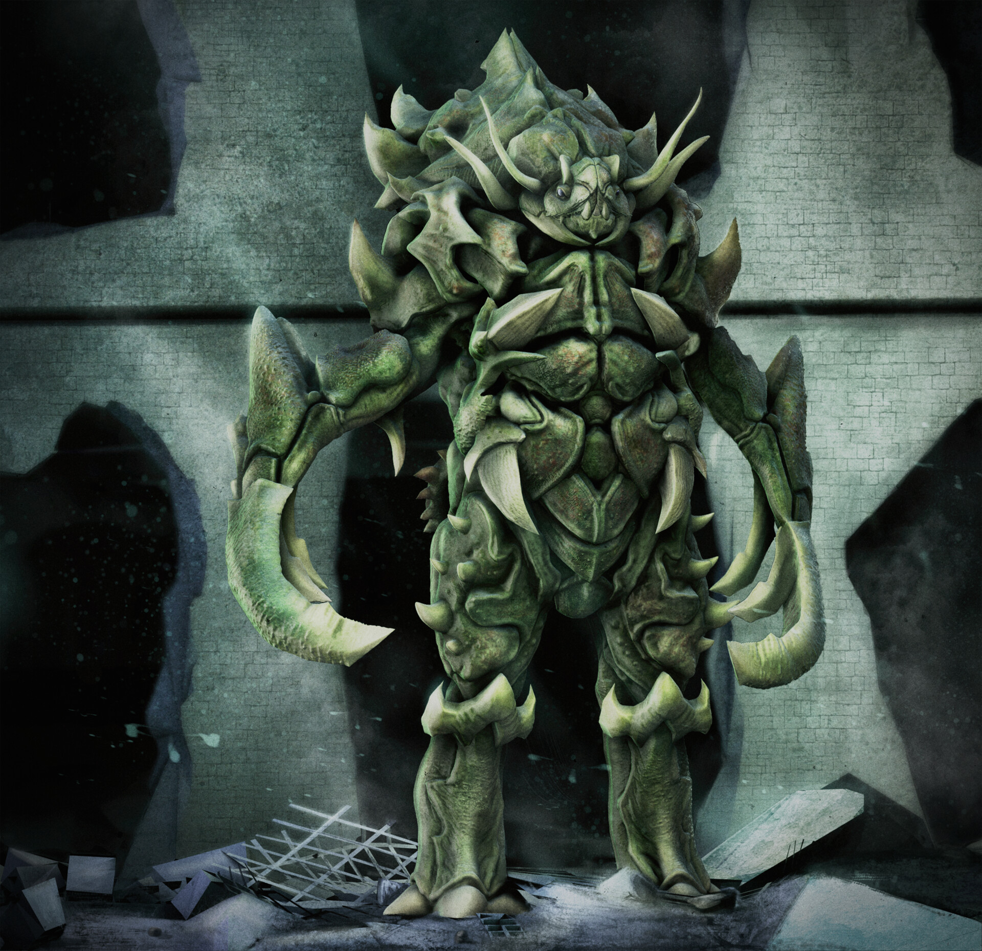 ArtStation - Crustacean Bipedal Creature