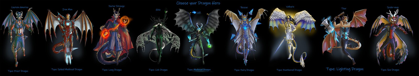 Rachel McNicholas - Marvel Dragon Hybrids