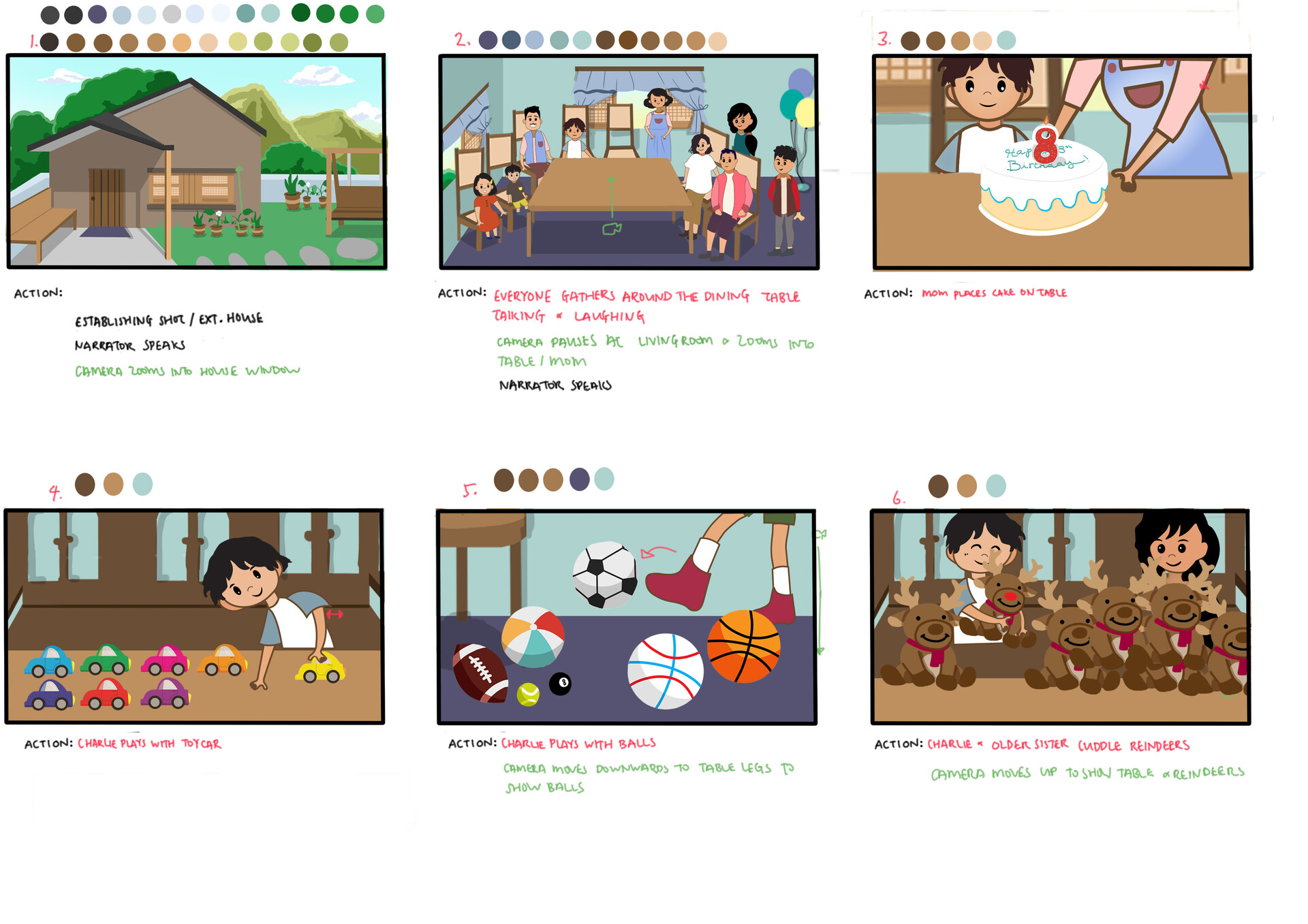 ArtStation - School Project (story board for client)