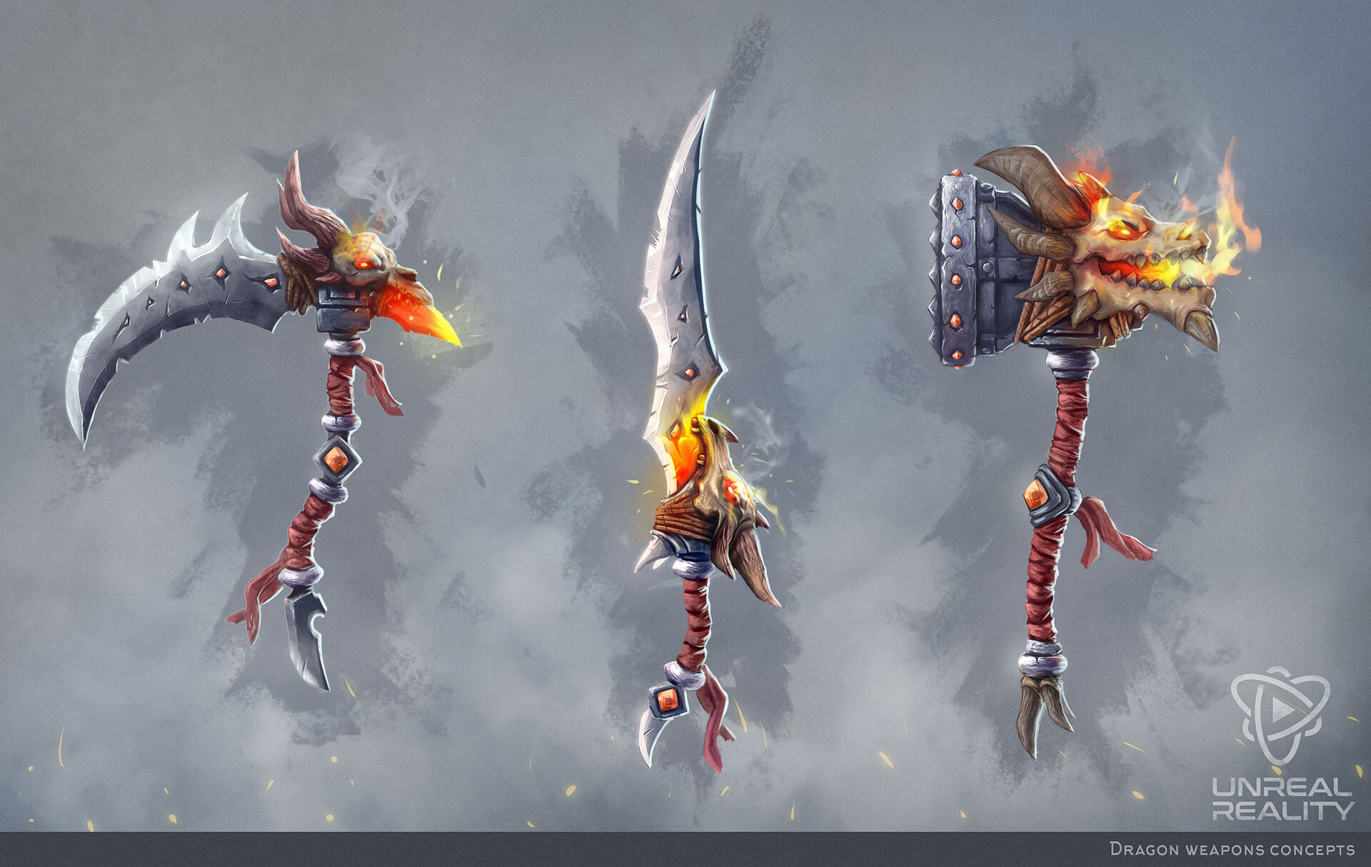 Two Dragon Weapons