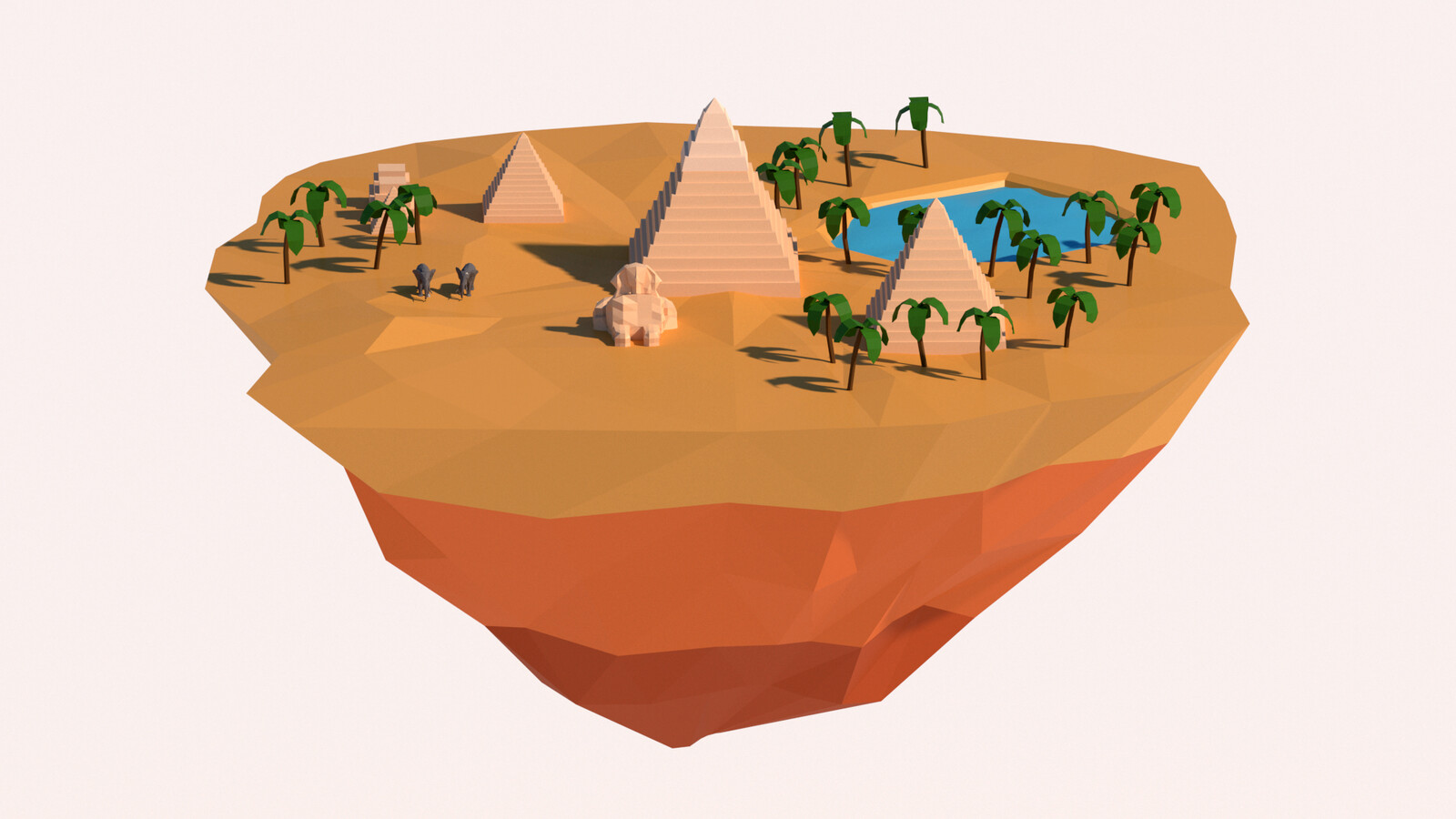 StreakByte - Low Poly Pyramid