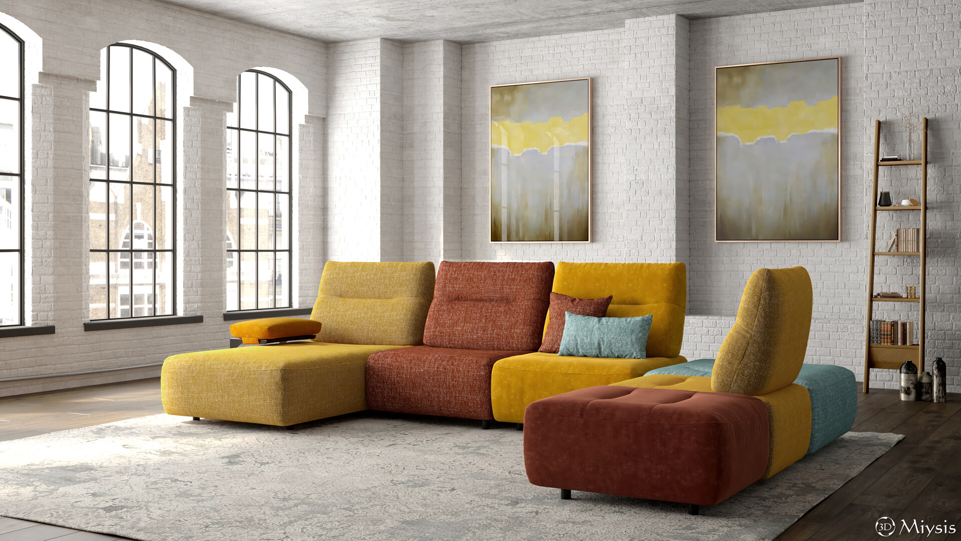 ArtStation - Architectural Visualization - ROM sofas (part 1/3)