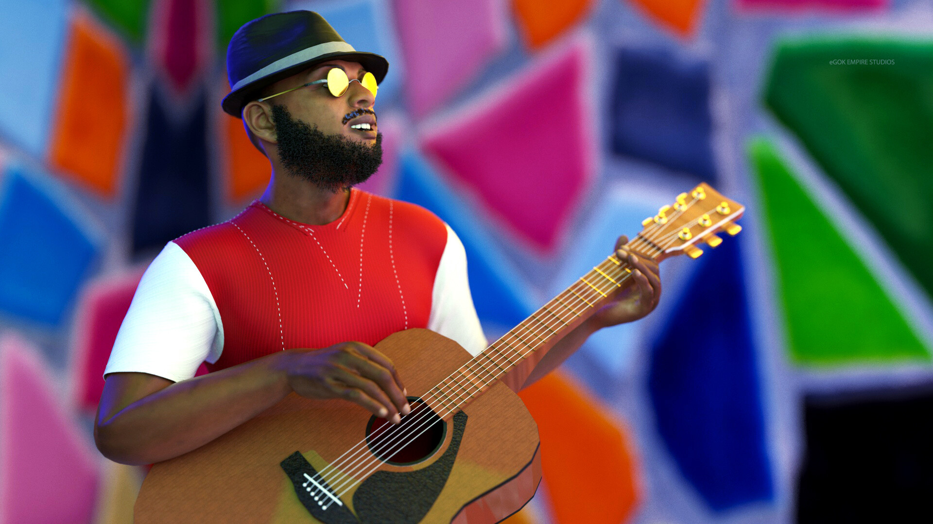 ArtStation - The Guitarist - Character Design