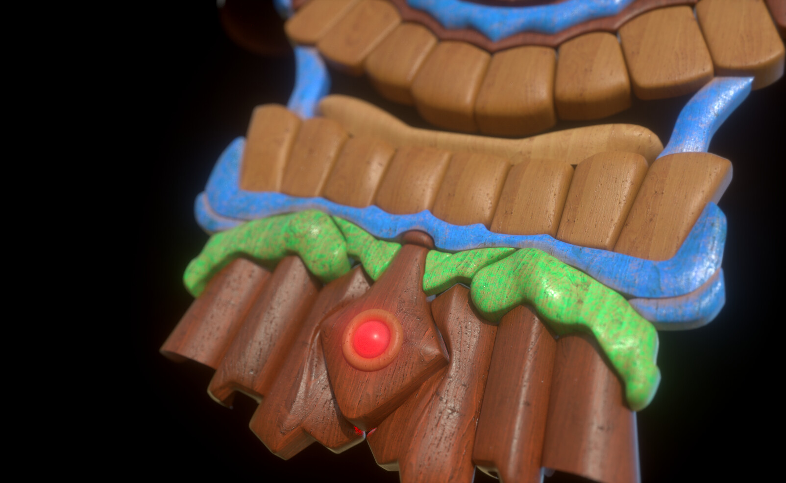 ArtStation - Tiki 3D Model (Work in Progress)