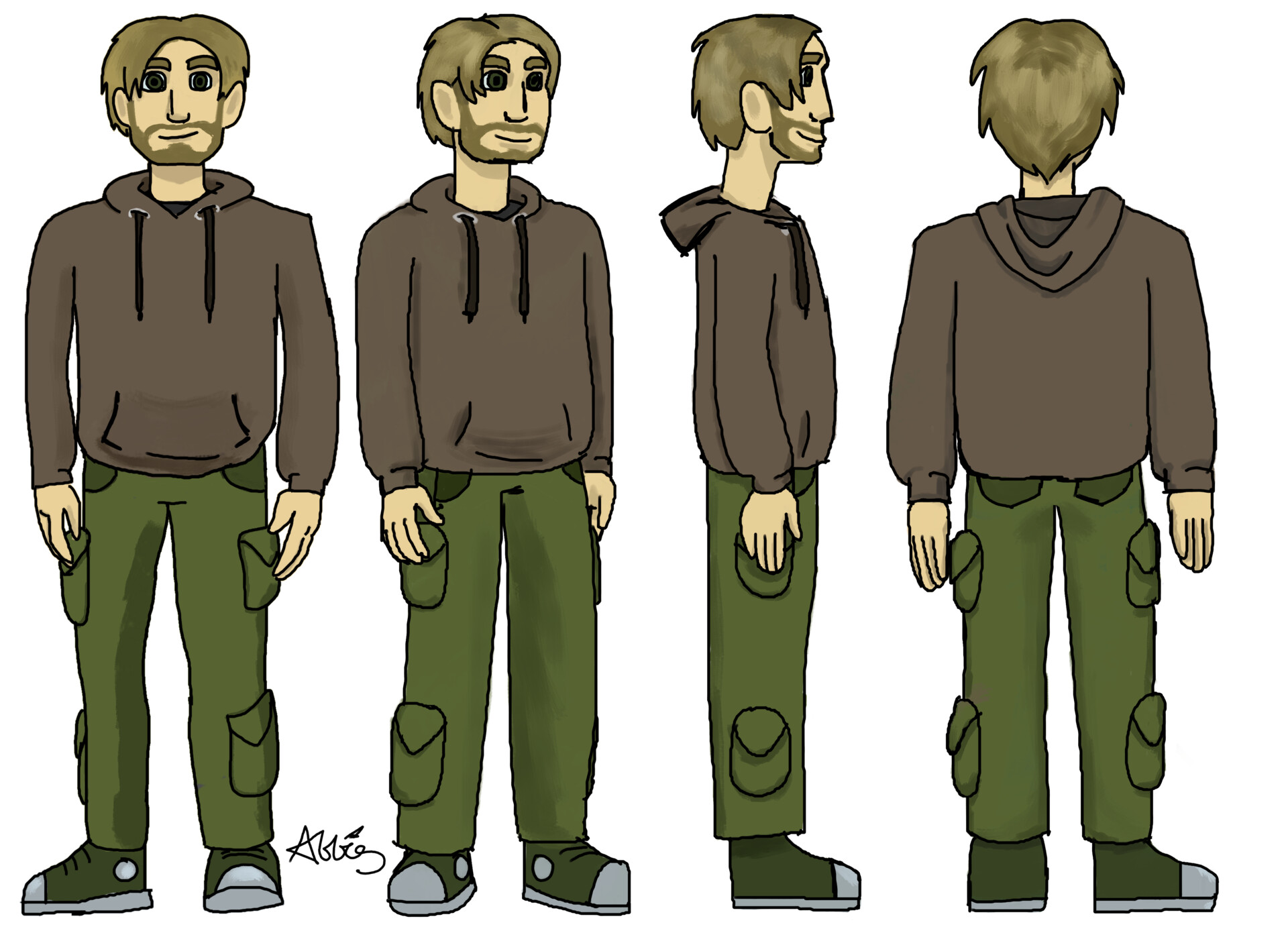 ArtStation - Character Turnaround Model Sheets