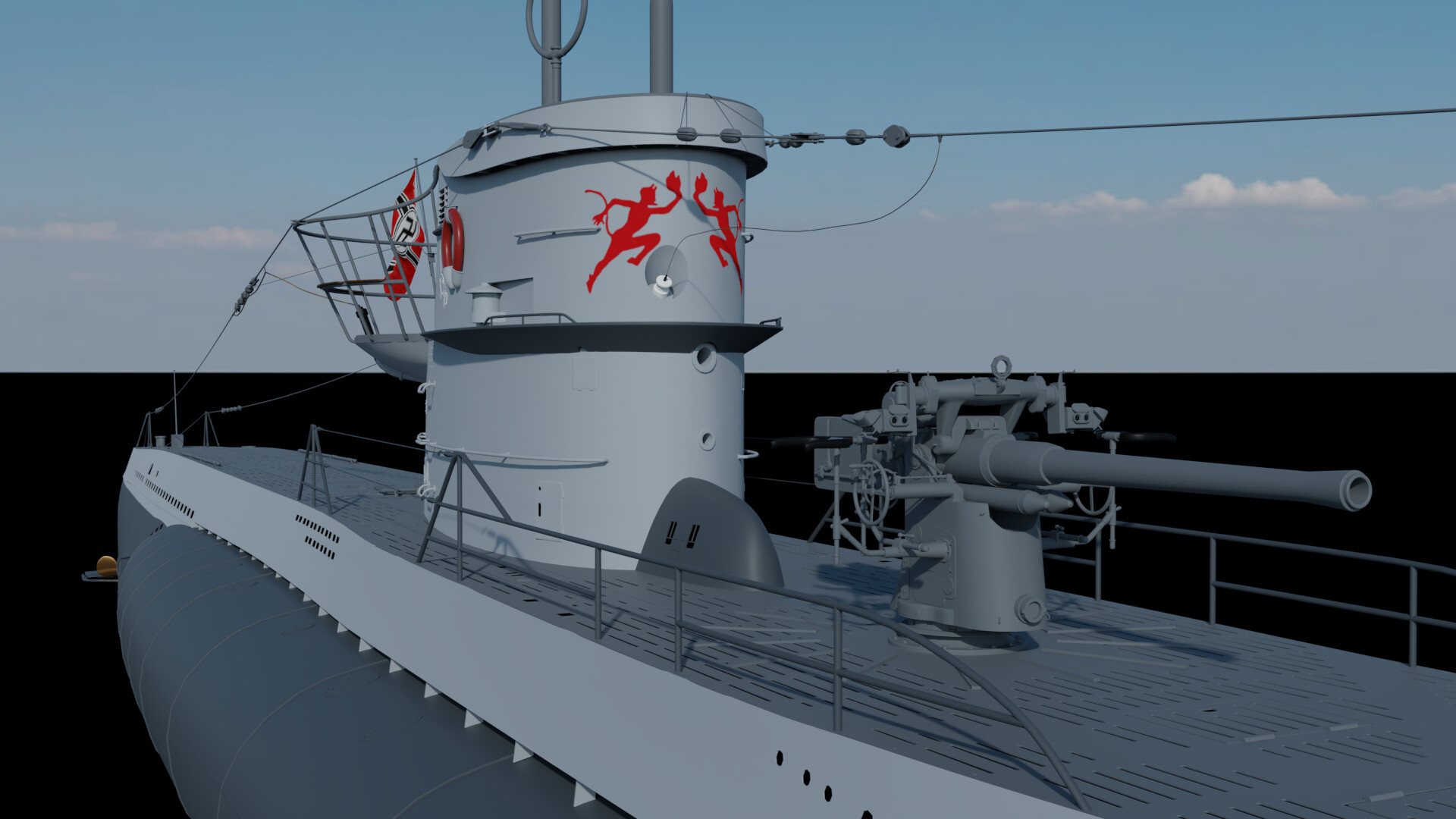 Arland - U-552 U-boat type VIIC 1944