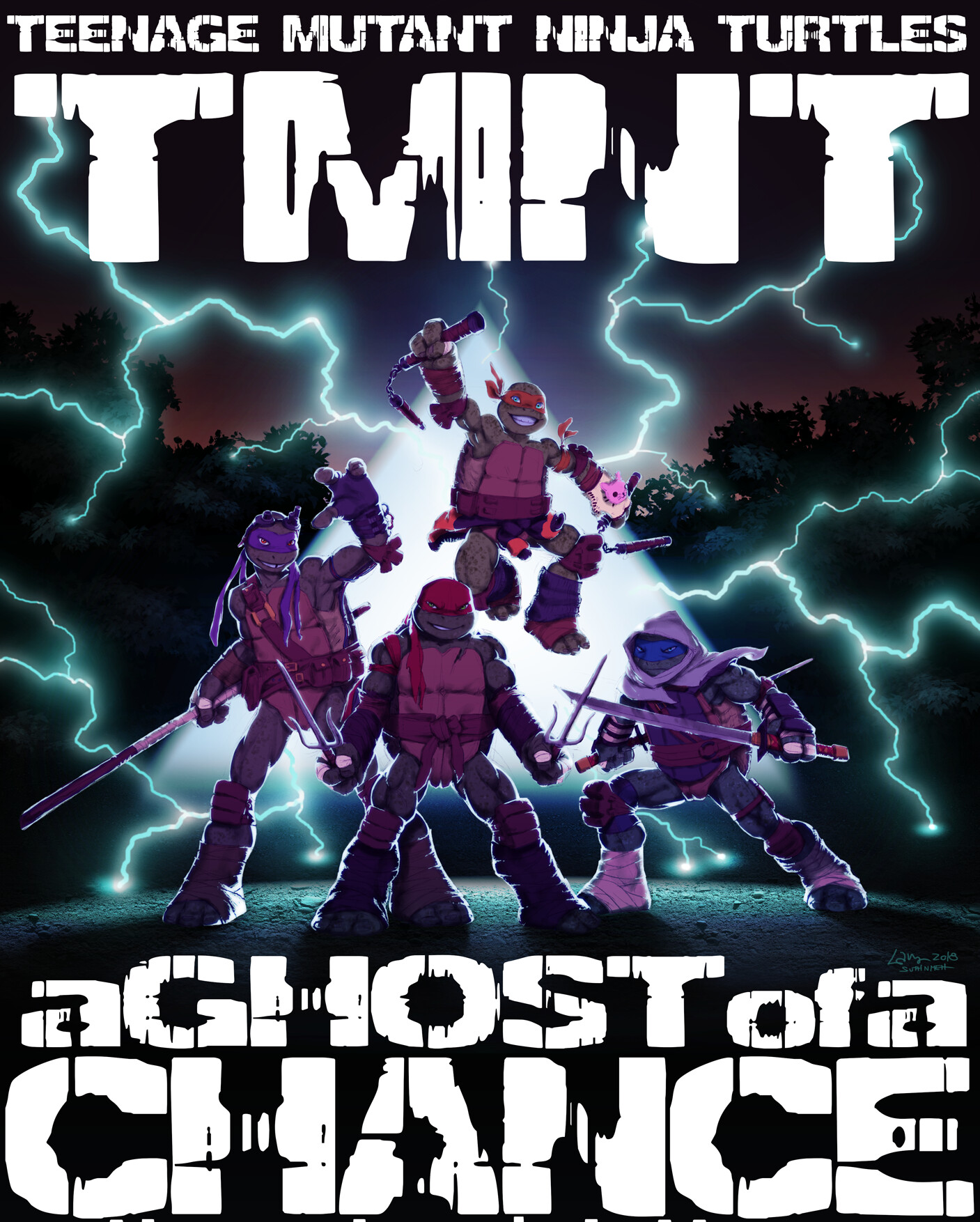 ArtStation - TMNT fan cover