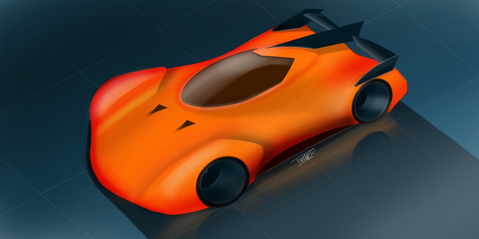 ArtStation - Le Mans Prototype Car Sketch (LMP1)