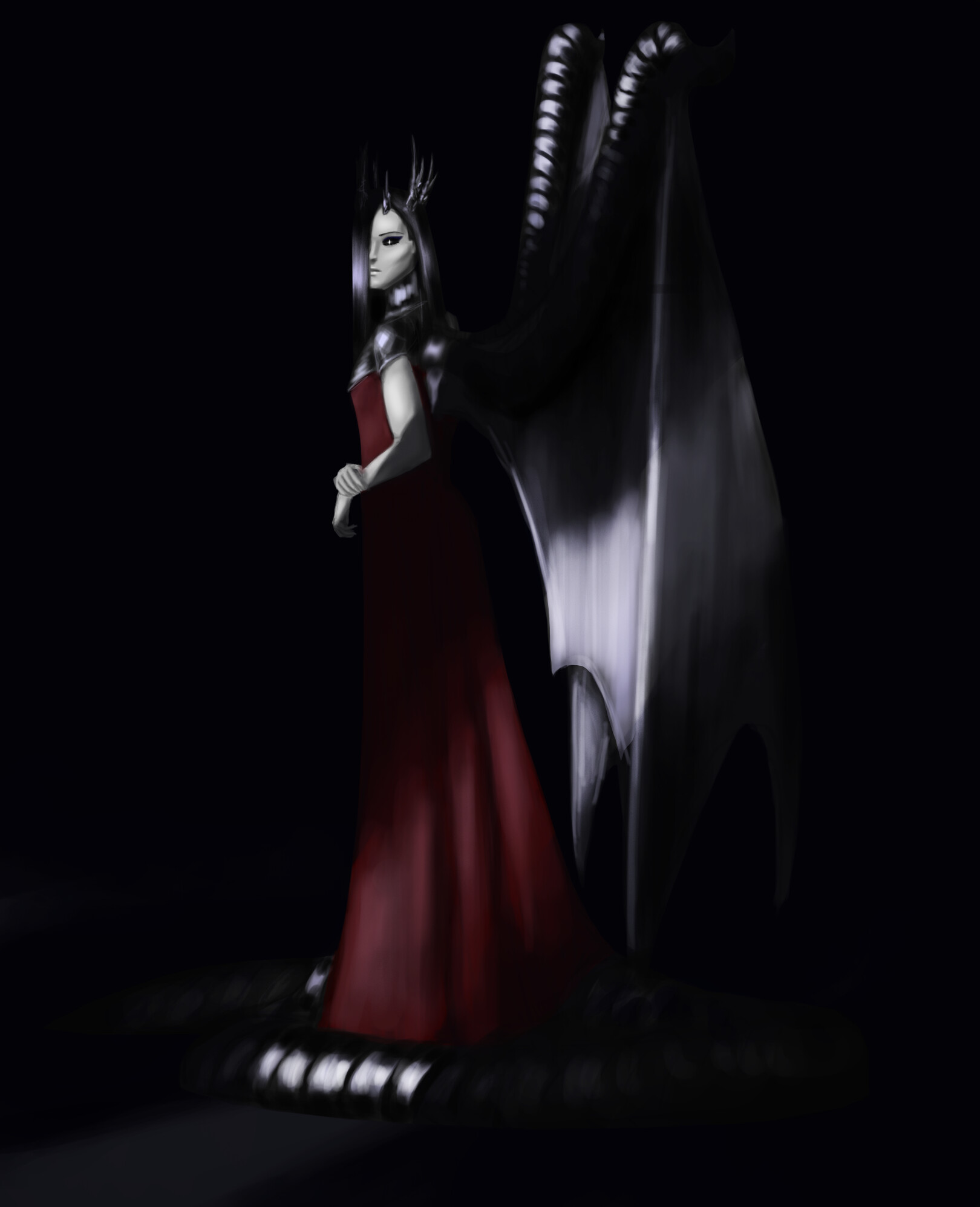 ArtStation - Evil Dragon Godess