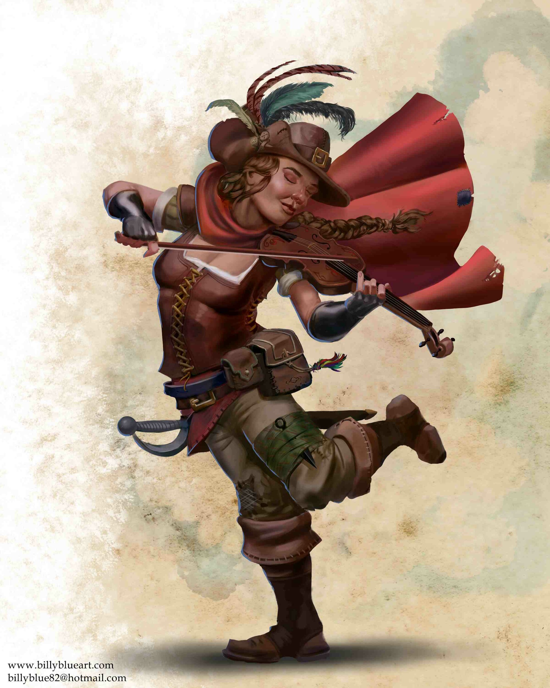 halfling bard art