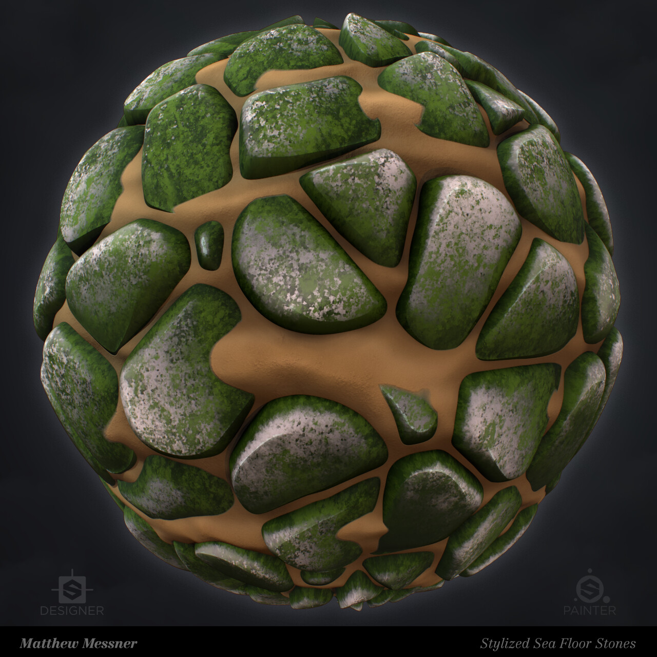 ArtStation - Stylized Sea Floor Stones