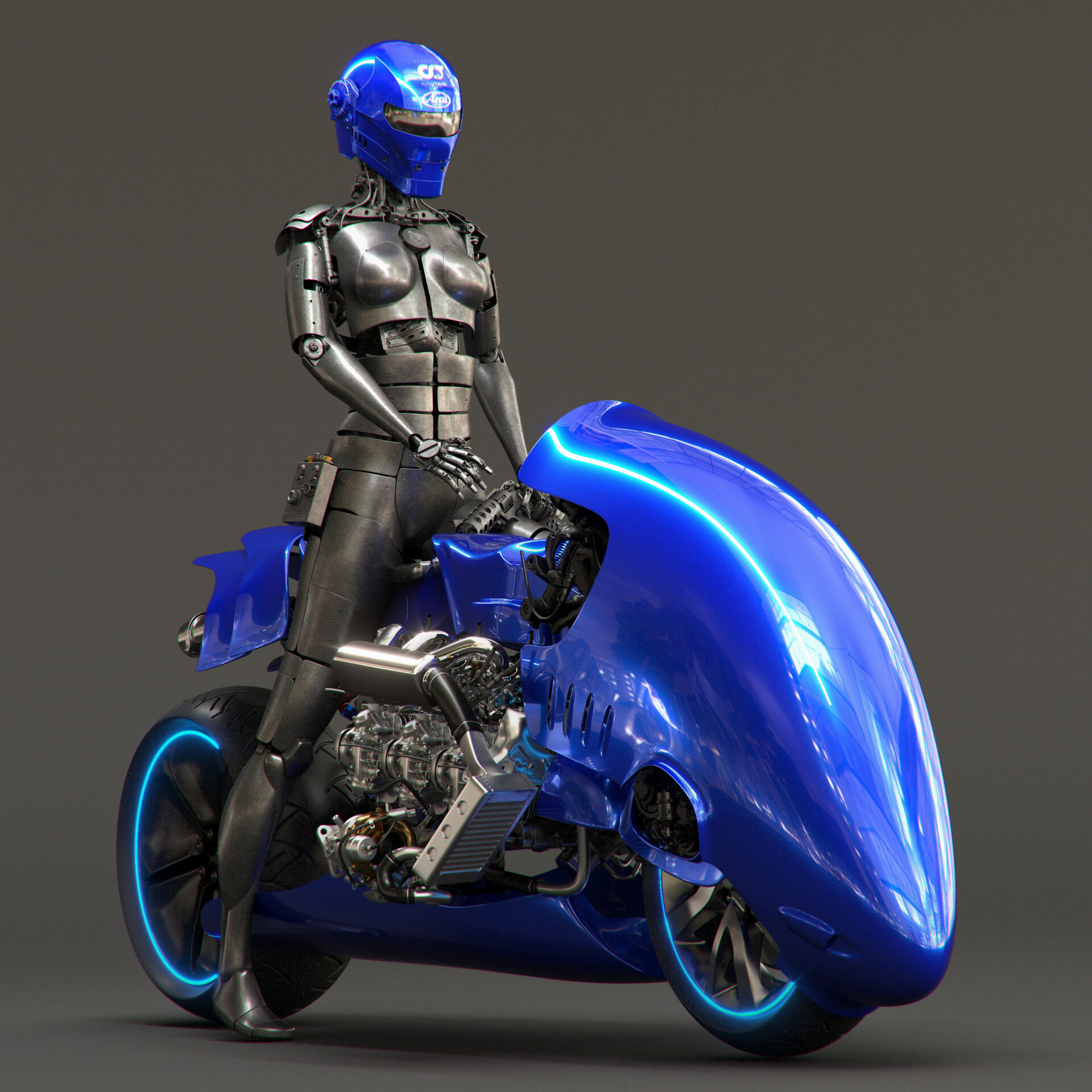 ArtStation - Blue Power