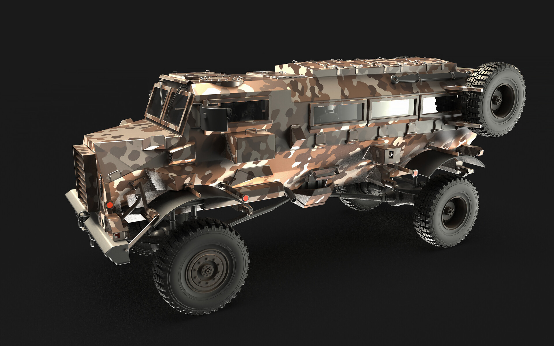 ArtStation - Casspir MRAP. South Africa