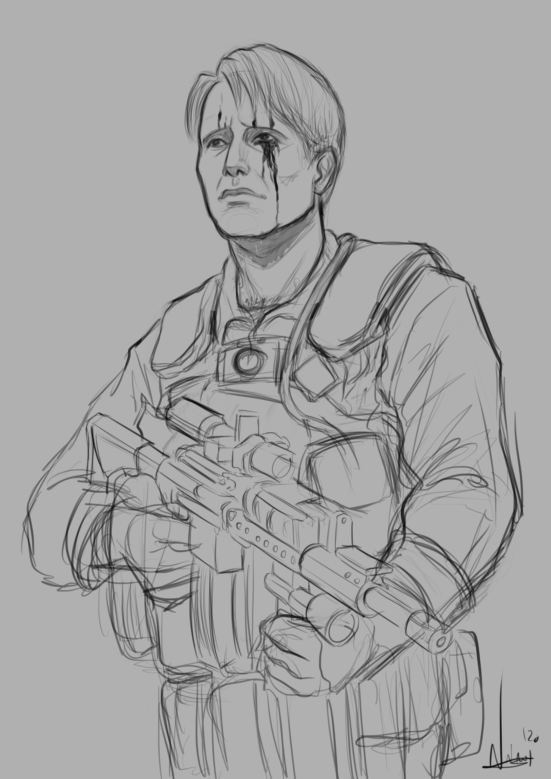 death stranding coloring pages