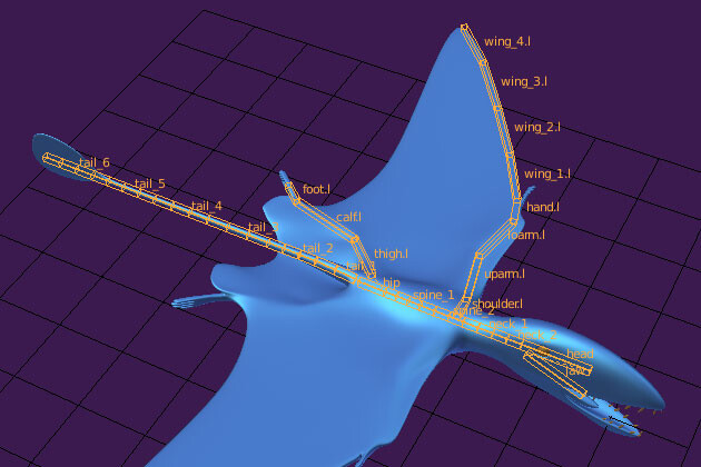 DinoReplicas - 3D Model Works - 3D Printed Dimorphodon Model
