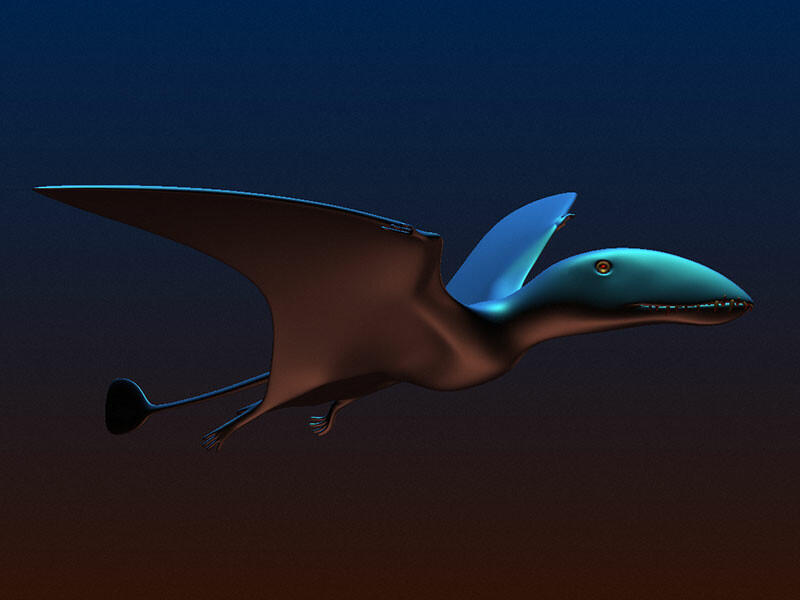 DinoReplicas - 3D Model Works - 3D Printed Dimorphodon Model