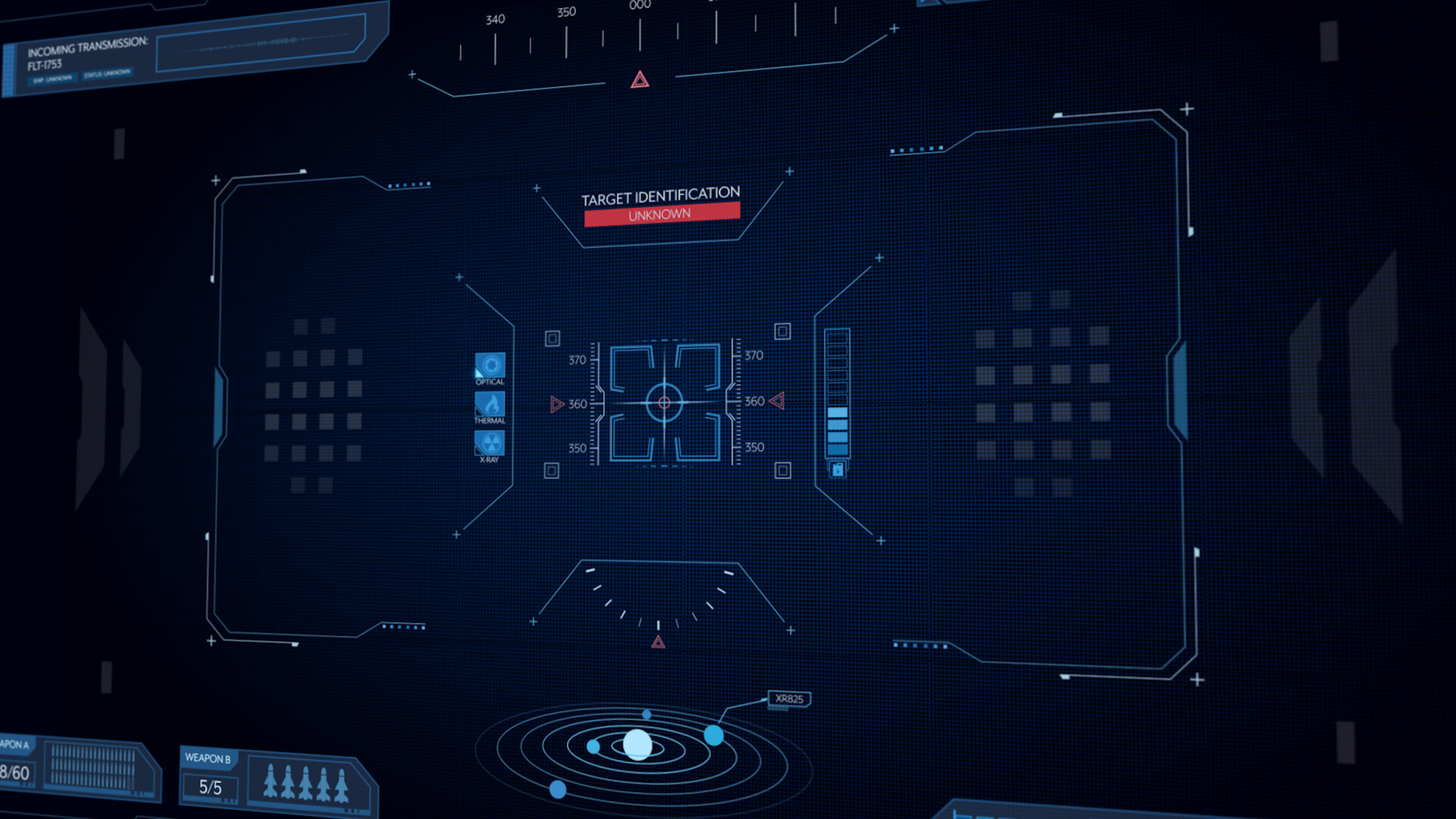Piers Buffey - UI: Spaceship HUD