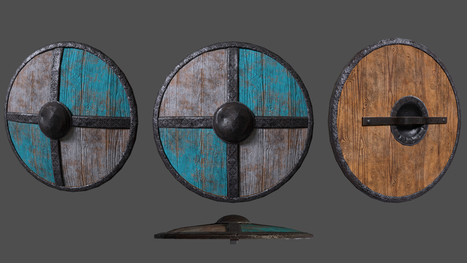 ArtStation - viking shield