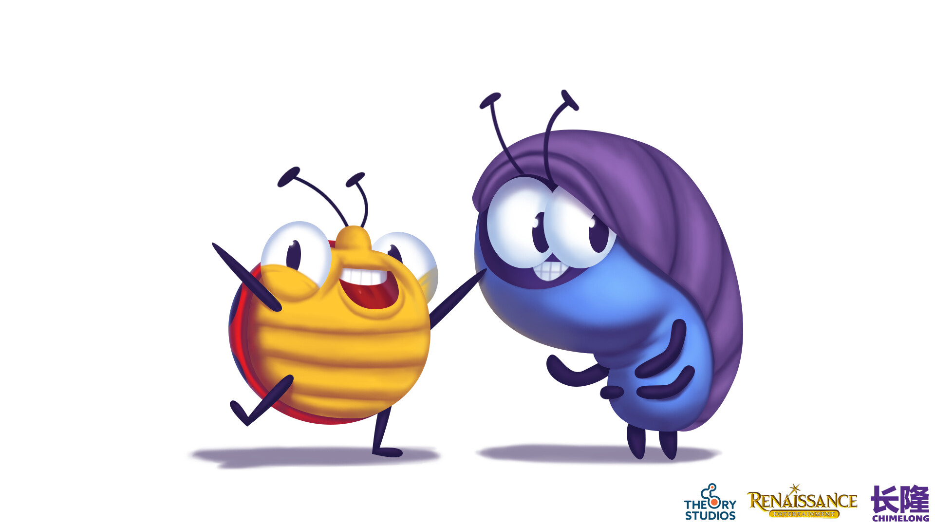 ArtStation - Bugs Buddy - Ladybug and Pillbug Character Designs